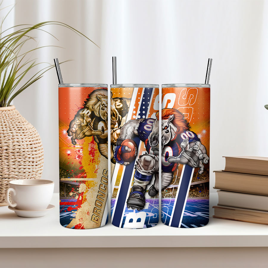 3D Inflated Denver Broncos Tumbler Png, 3D Inflated Football - Inspire ...