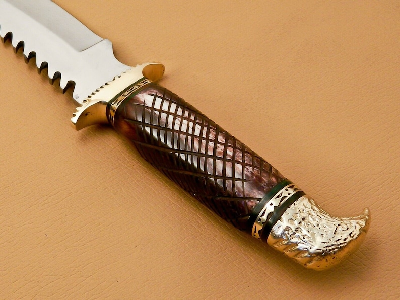 EXQUISITE CUSTOM HANDMADE STAINLESS STEEL TRACKER KNIFE WITH - Inspire ...