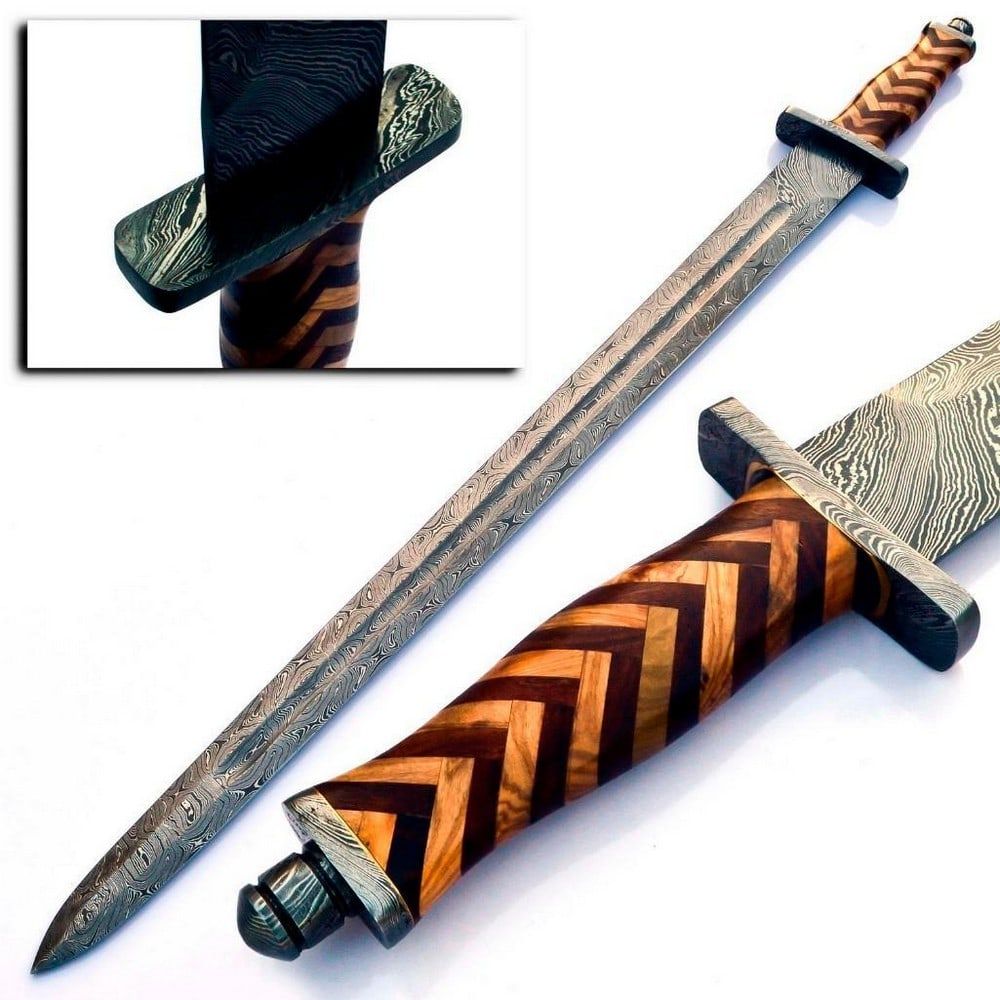THE BARONS Damascus Sword custom handmade damascus sword wi - Inspire ...