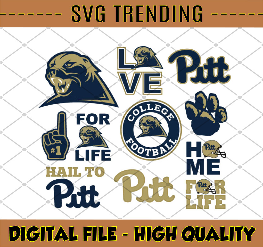 11 Files Pittsburgh Panthers Football svg, football svg, foo | Inspire ...