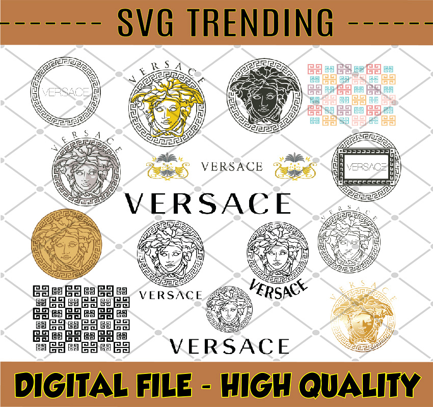 Versace svg, Versace logo svg, Pattern svg, Versace logo des | Inspire ...