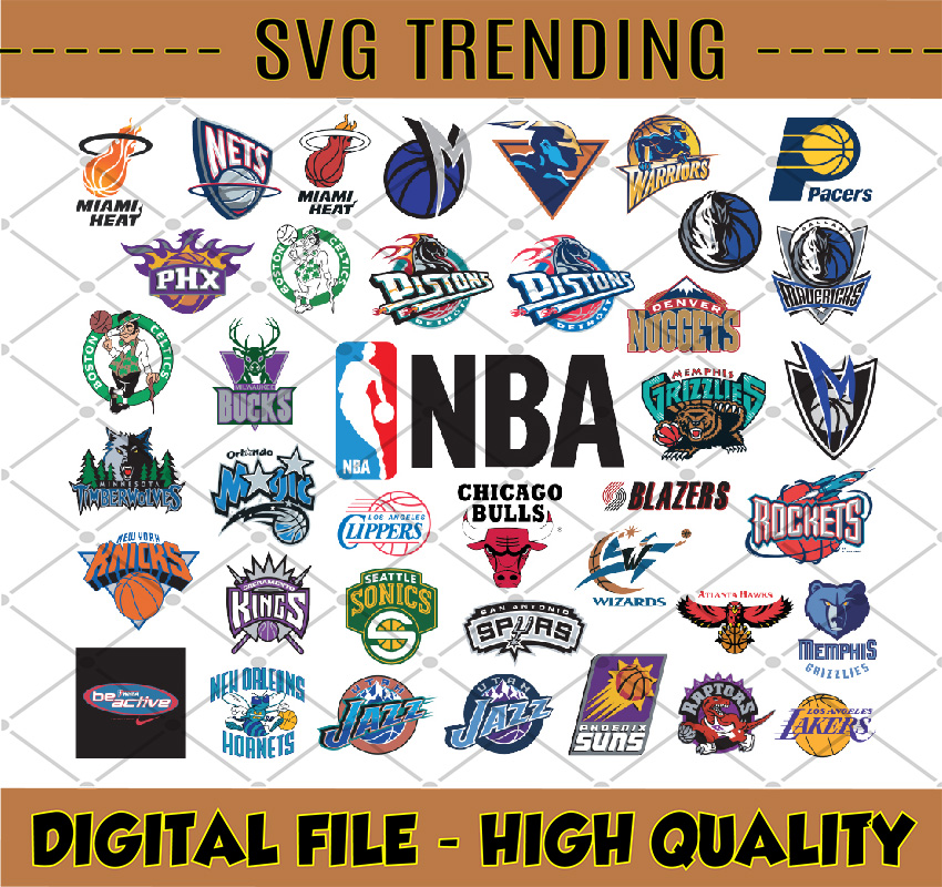 NBA Logo Bundle SVG, Nba Svg, Basketball svg, Png, Svg, Jpg, | Inspire ...