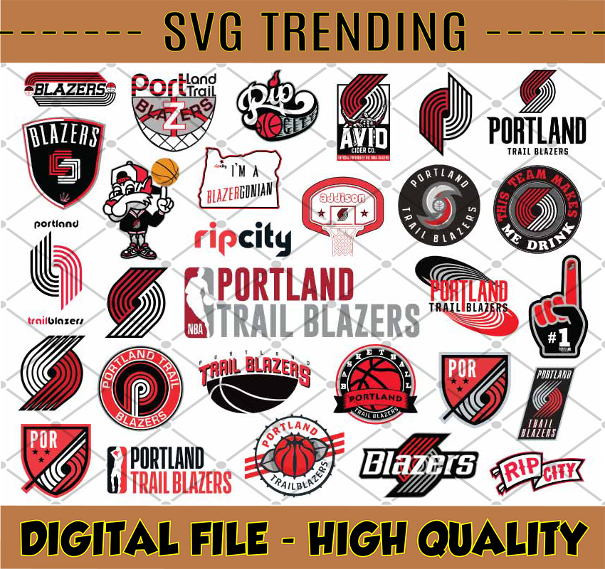 30 Files Portland Trail Blazers svg,Portland svg,Trail svg, | Inspire ...