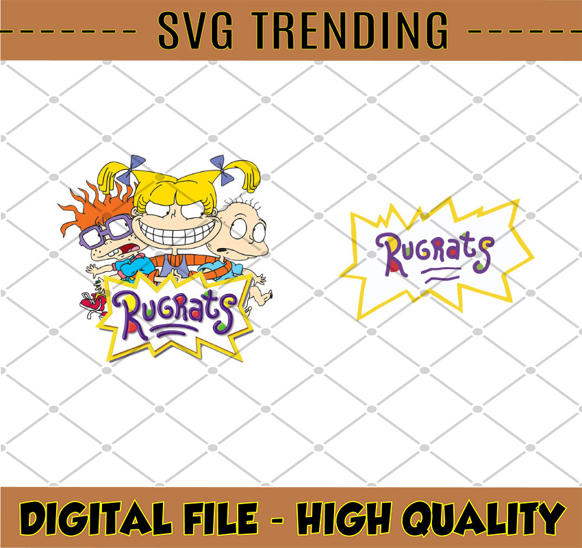 Rugrats Logo SVG, png, dxf, Cricut, Silhouette Cut File, Ins - Inspire ...