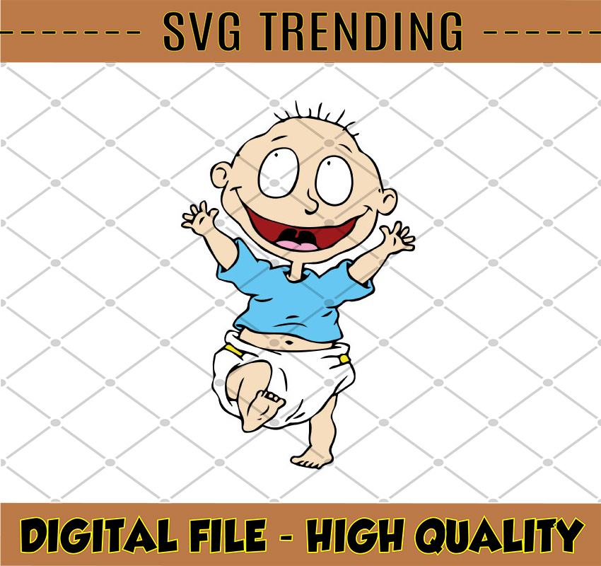 Tommy Pickles Rugrats SVG, png,eps, dxf, Cricut, Silhouette | Inspire ...