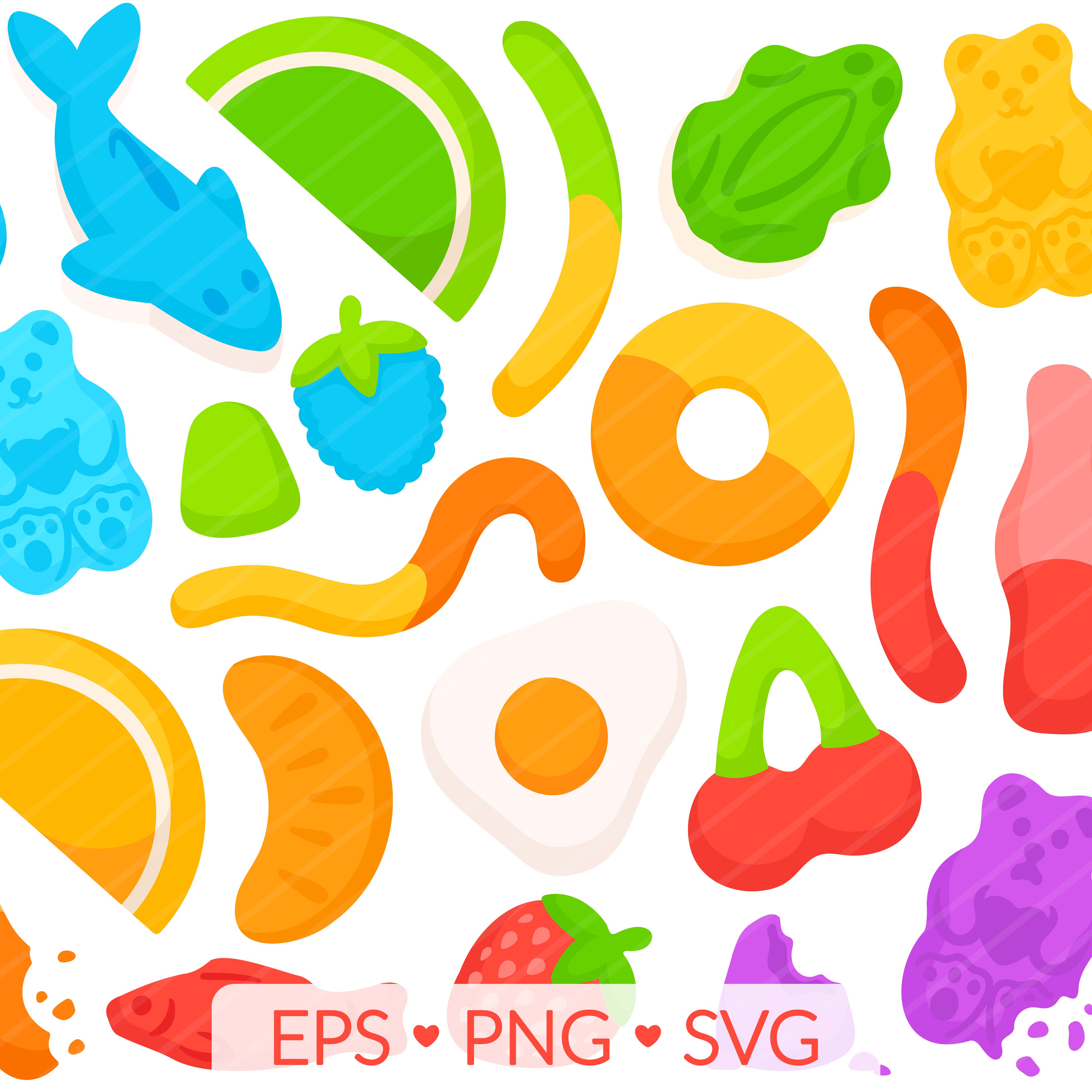 Gummy Worm Clipart | Inspire Uplift