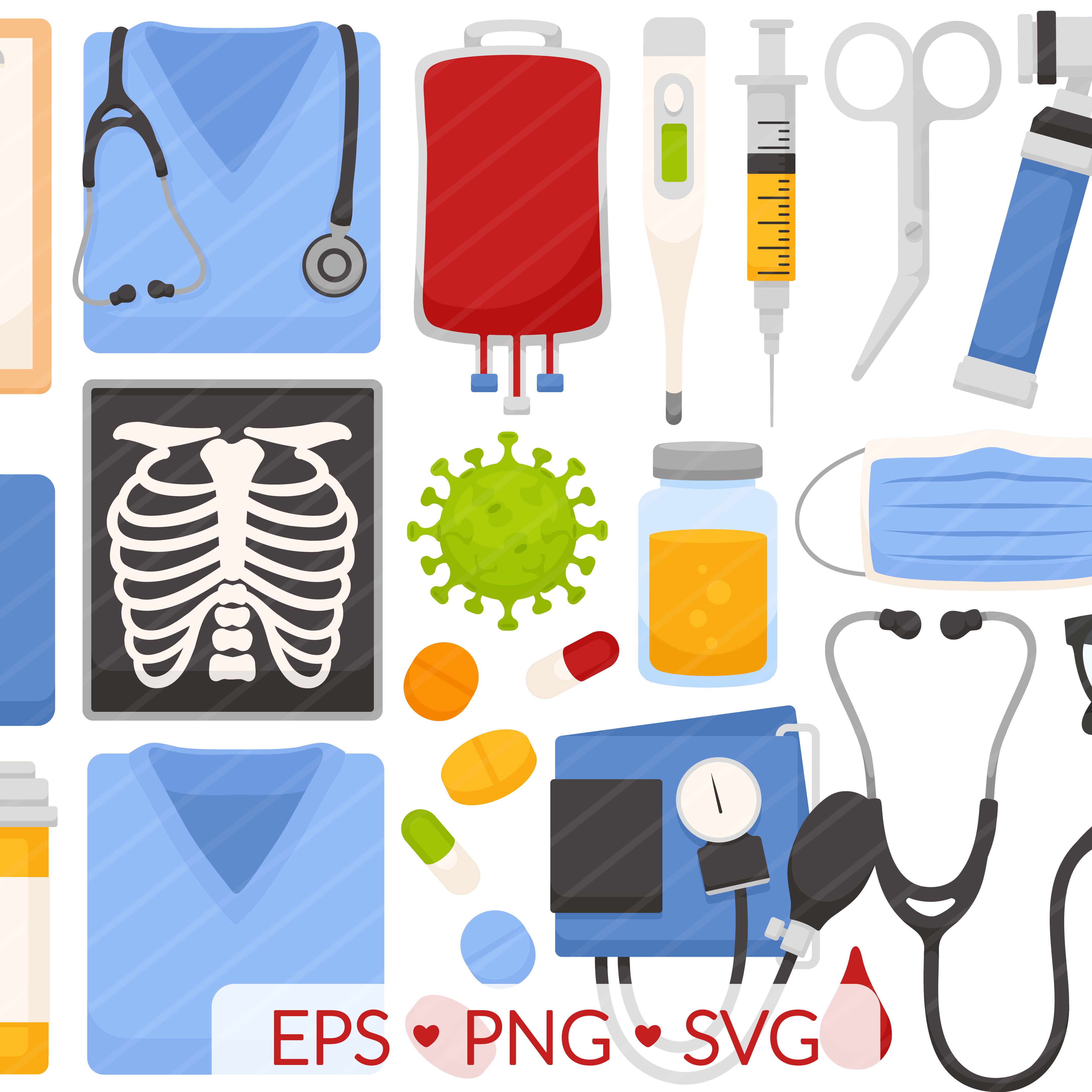 Doctor's Office & Nursing Clipart - SVG, PNG, EPS Images - N | Inspire ...