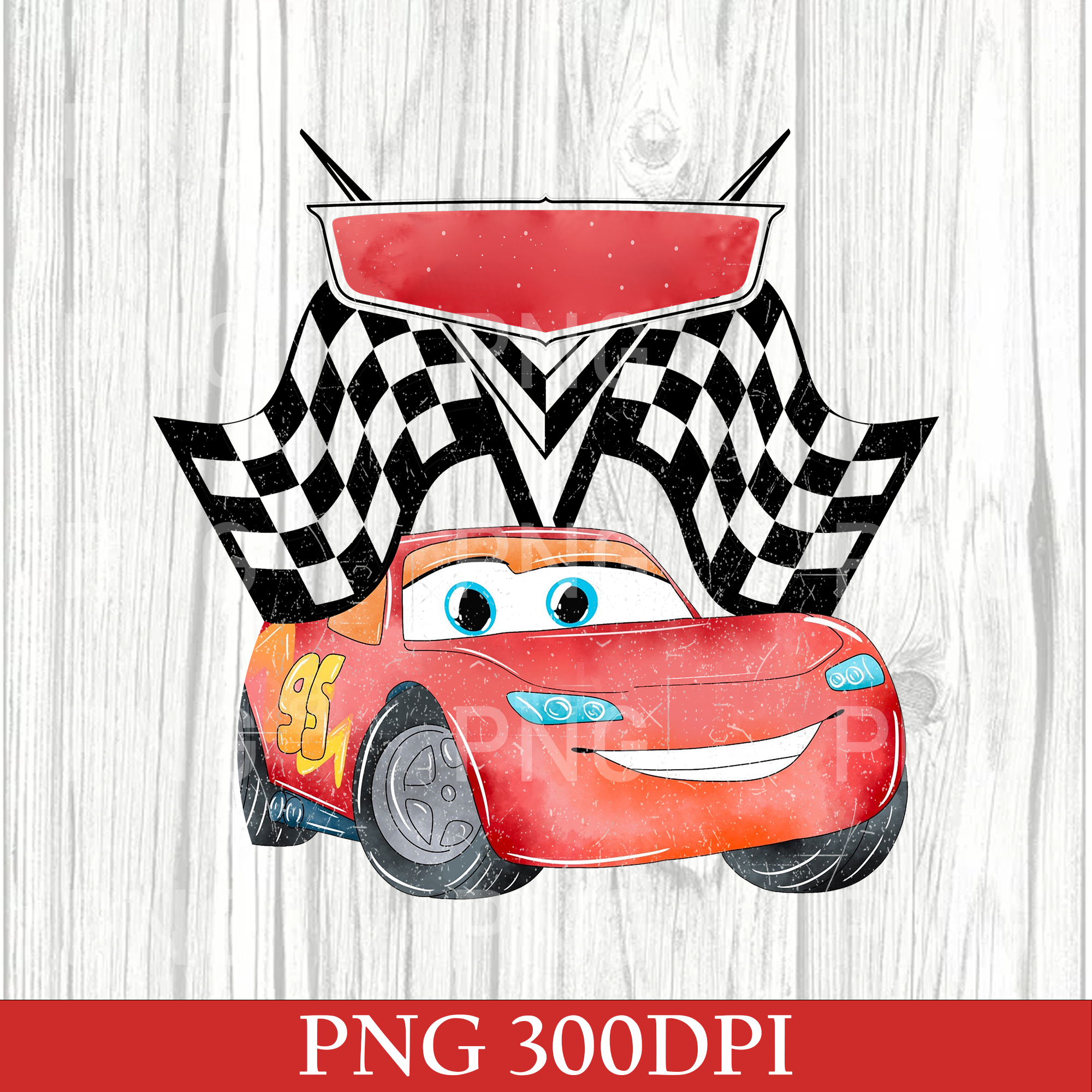 Disney Lightning McQueen 95 PNG, Vintage Disney Cars Land PN | Inspire ...