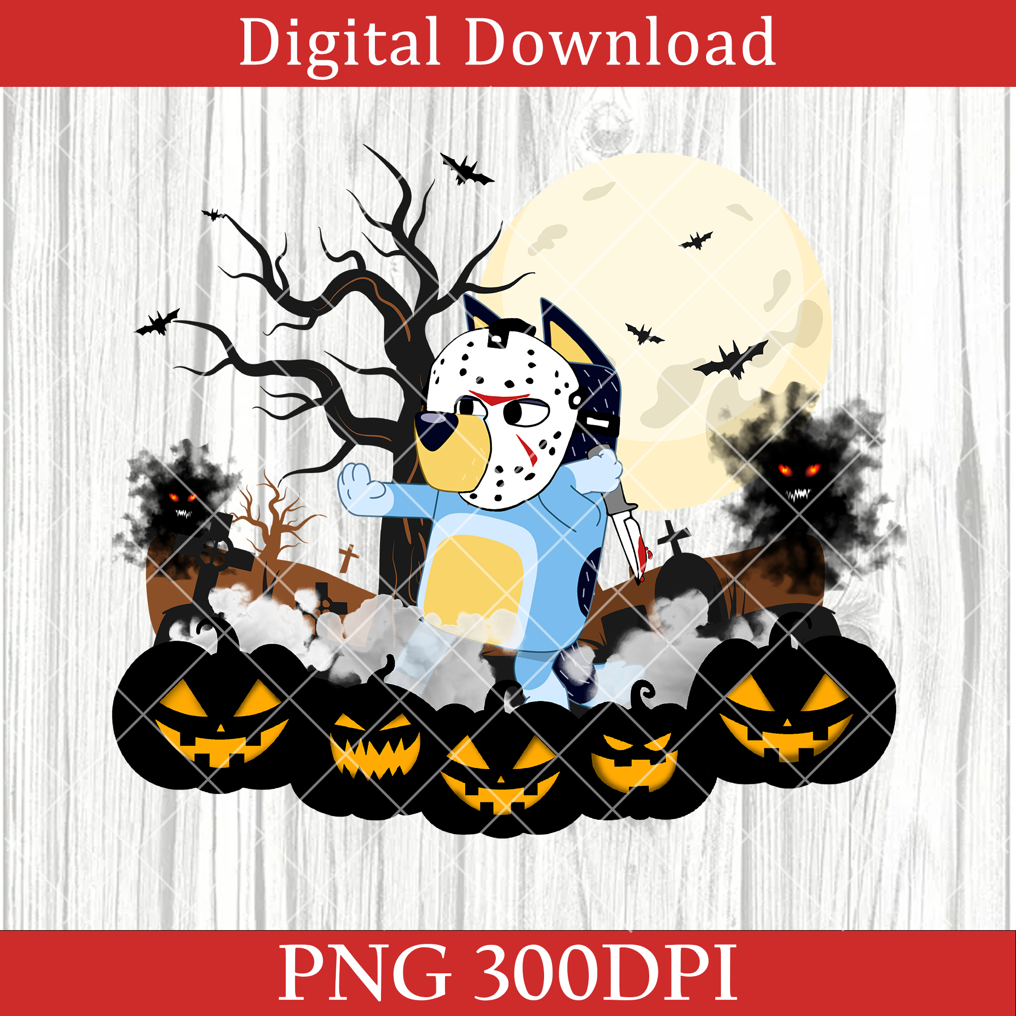 Bluey Skeleton Costume PNG, Halloween Party Bluey Friends PN | Inspire ...