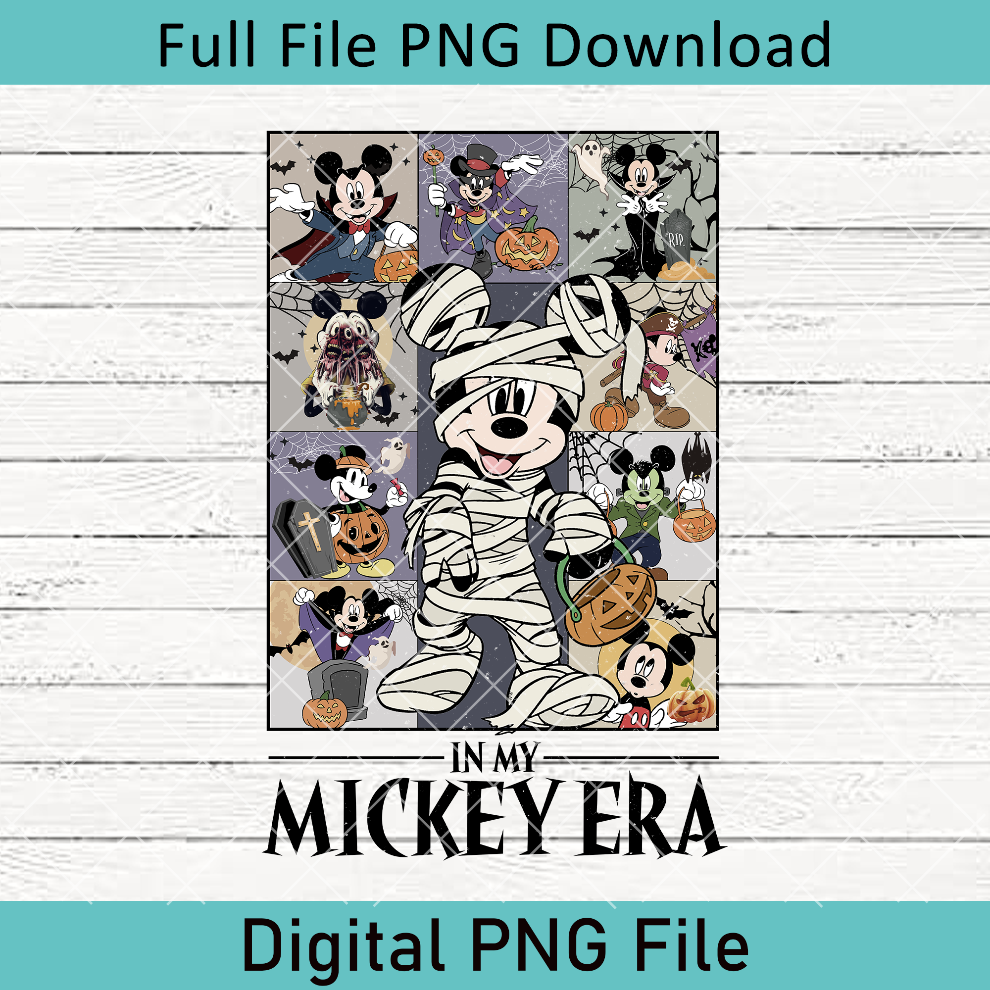 Mickey Era Mummy PNG, Mickey and Minnie Halloween PNG, Disne | Inspire ...