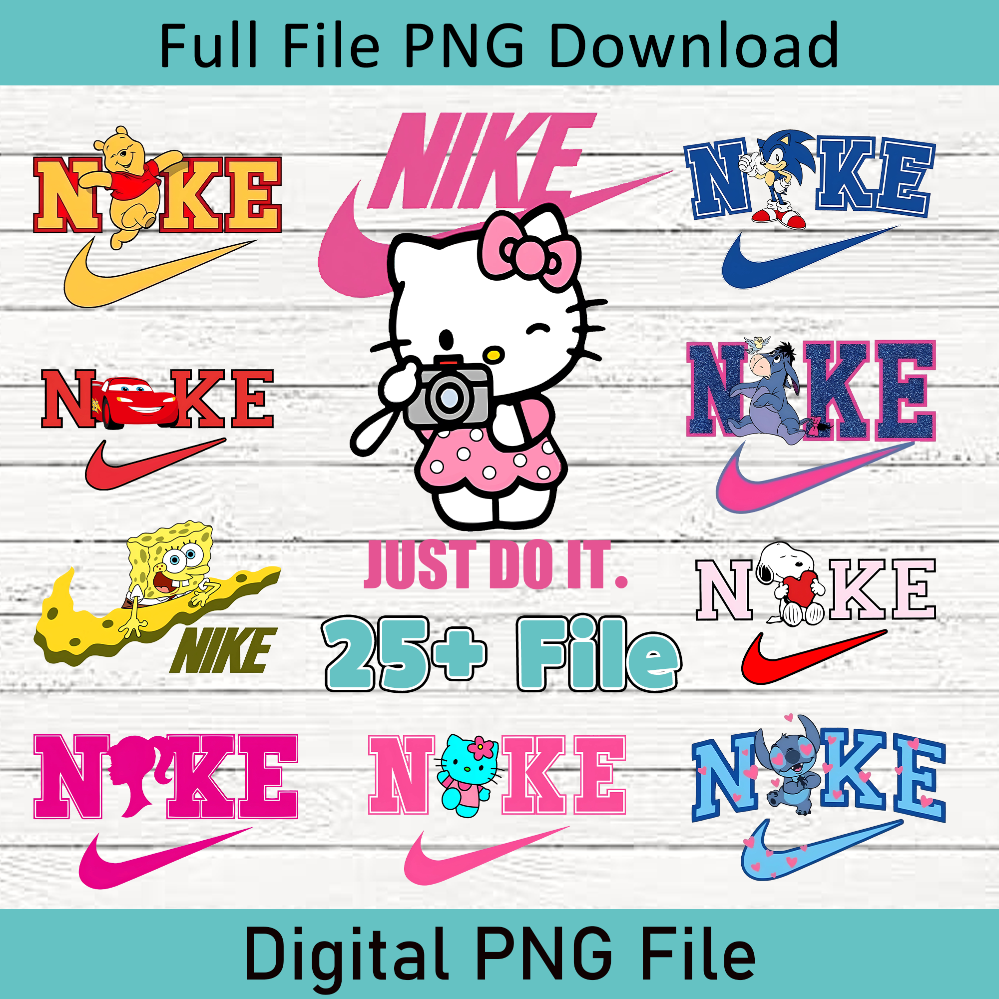 25+ Bundle Nike Merch PNG, Hello Kitty Nike, Disney Nike PNG | Inspire ...