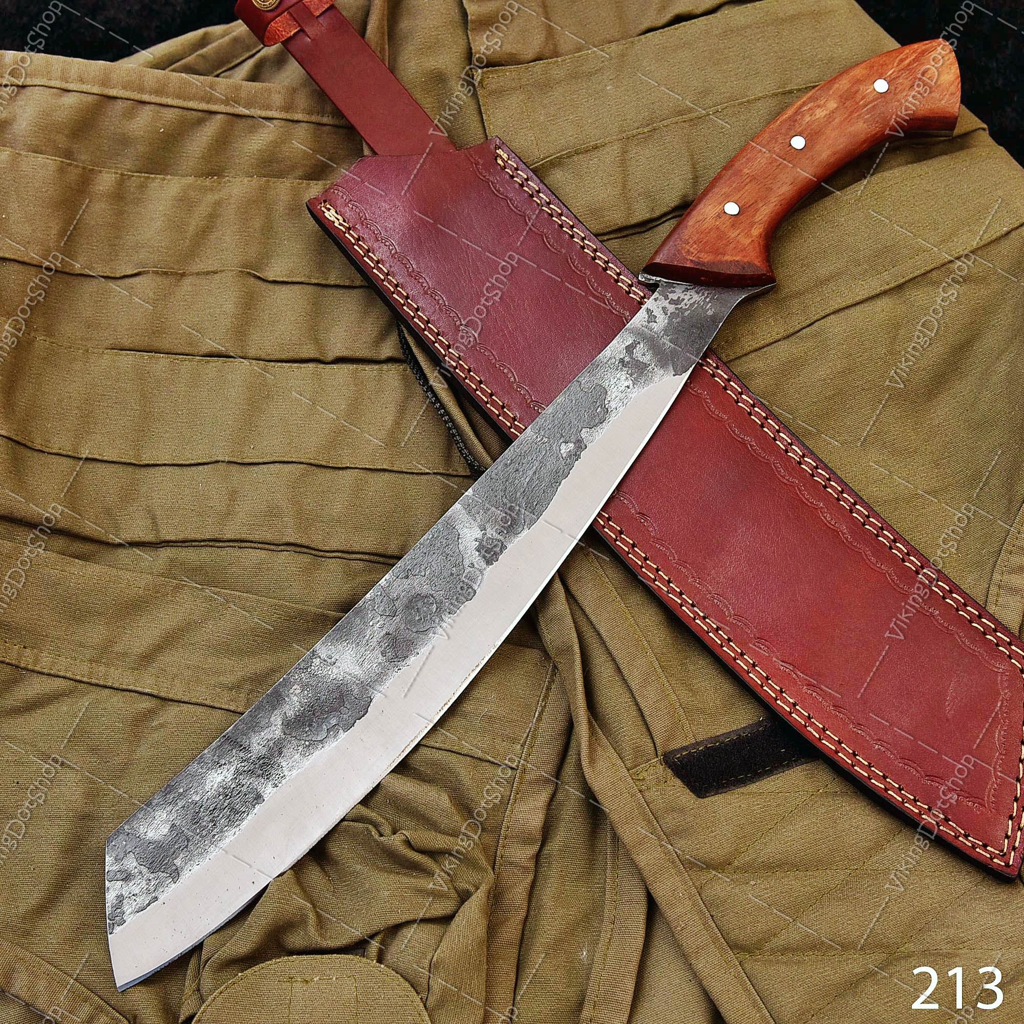 Handmade Machete Knife , Carbon Steel Knife , Hunting Knife | Inspire ...