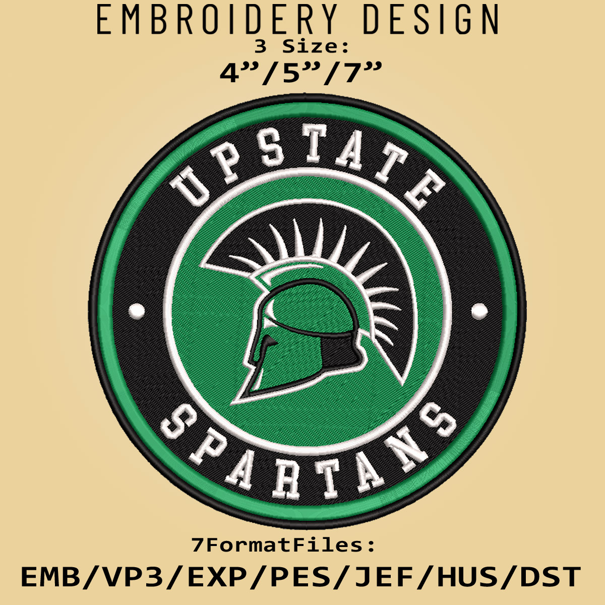 NCAA Logo USC Upstate Spartans, Embroidery design, Embroider | Inspire ...