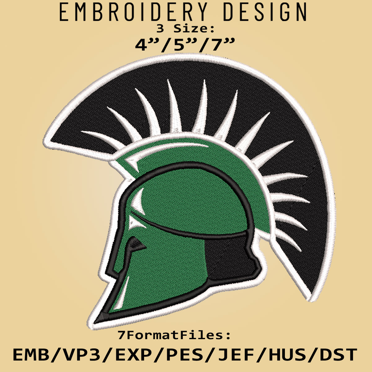NCAA Logo South Carolina Upstate Spartans, Embroidery design | Inspire ...
