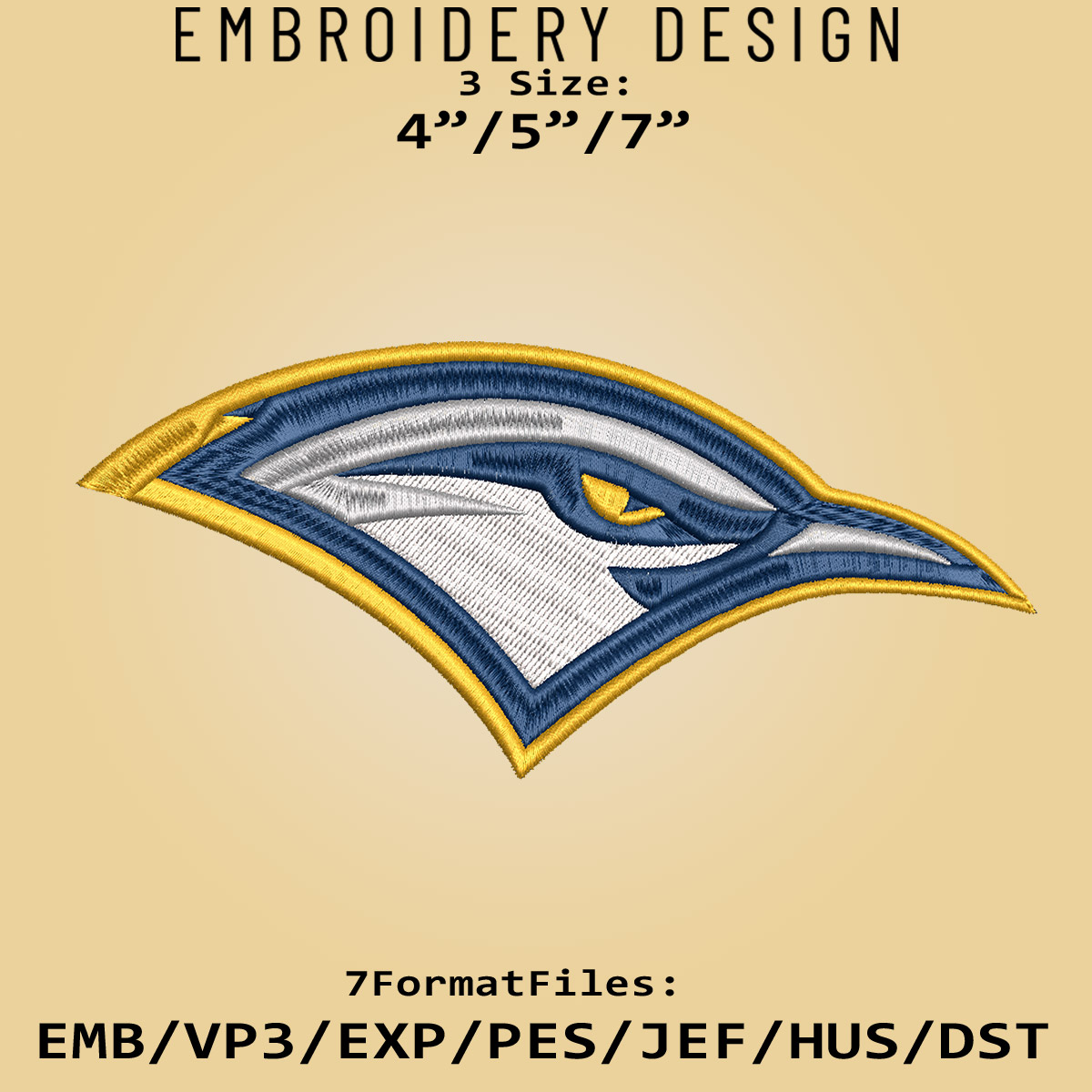NCAA Logo UNC Chattanooga Mocs, Embroidery design, Embroider | Inspire ...