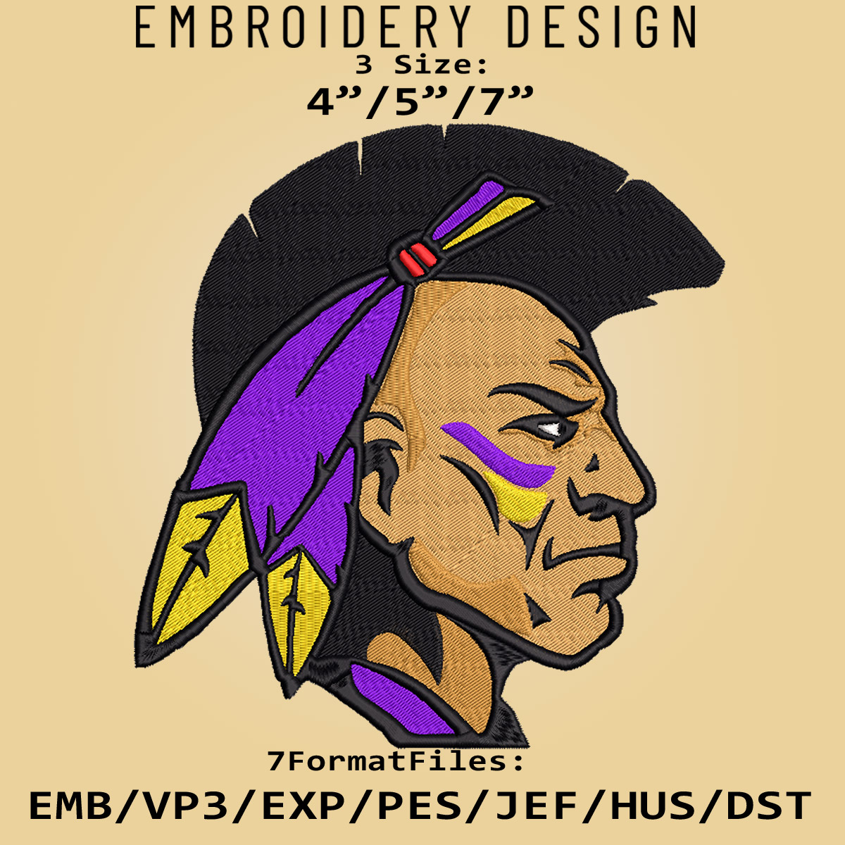 NCAA Logo Alcorn State Braves, Embroidery design, Embroidery | Inspire ...