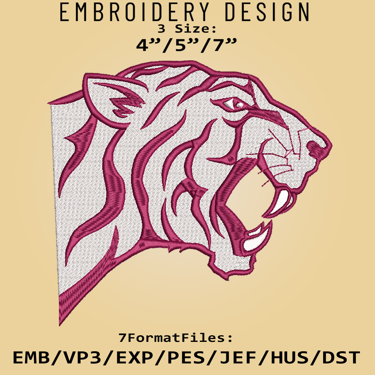 NCAA Logo Texas Southern Tigers, Embroidery design, Embroide | Inspire ...
