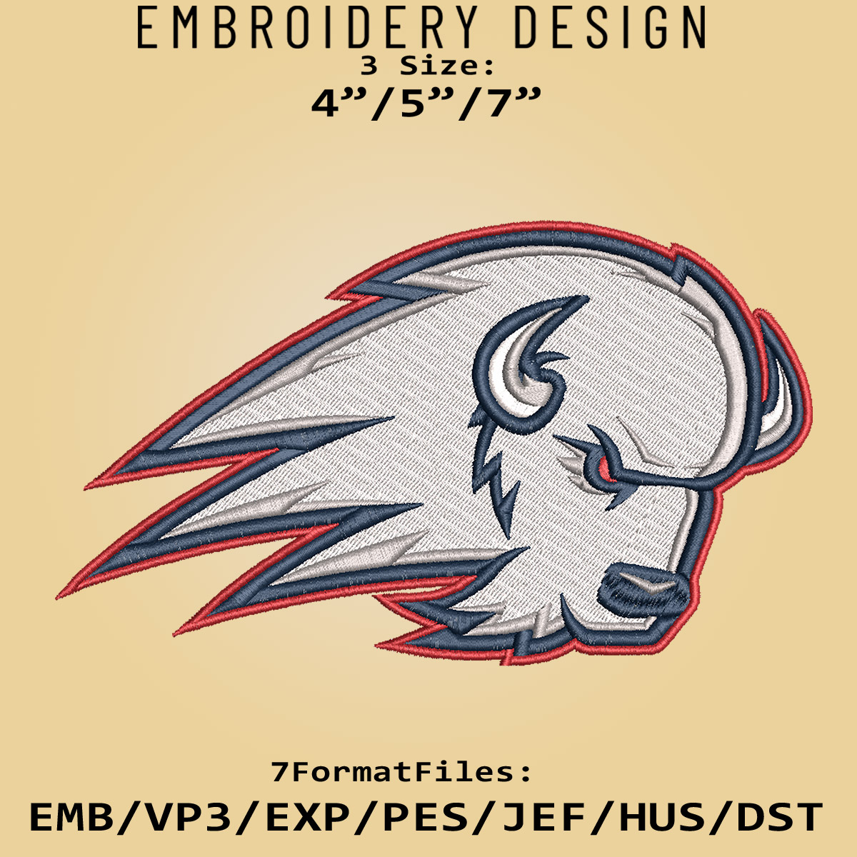 NCAA Logo Utah Tech Trailblazers, Embroidery design, Embroid | Inspire ...