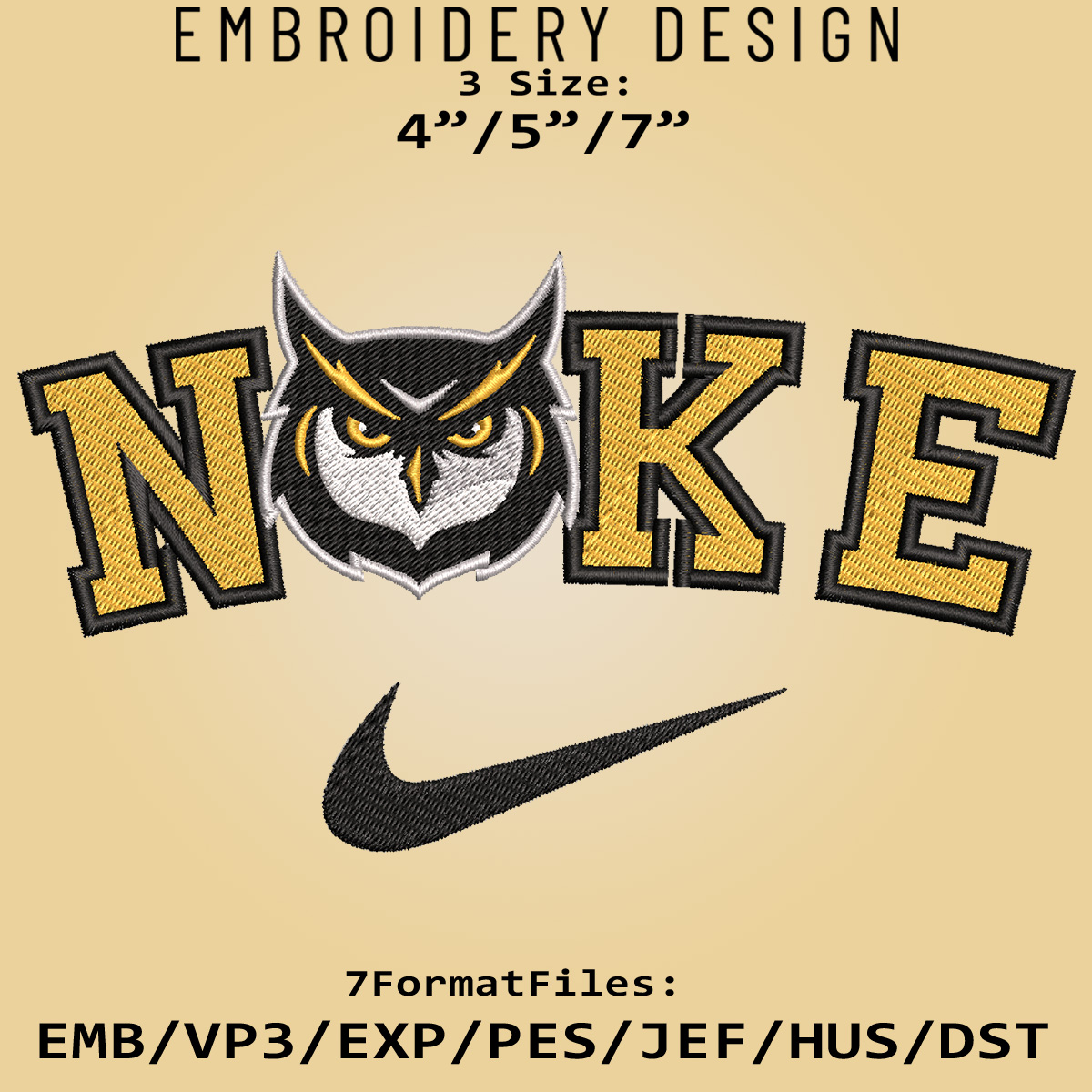 NCAA Logo Nike Kennesaw State Owls Embroidery design, Embroi | Inspire ...
