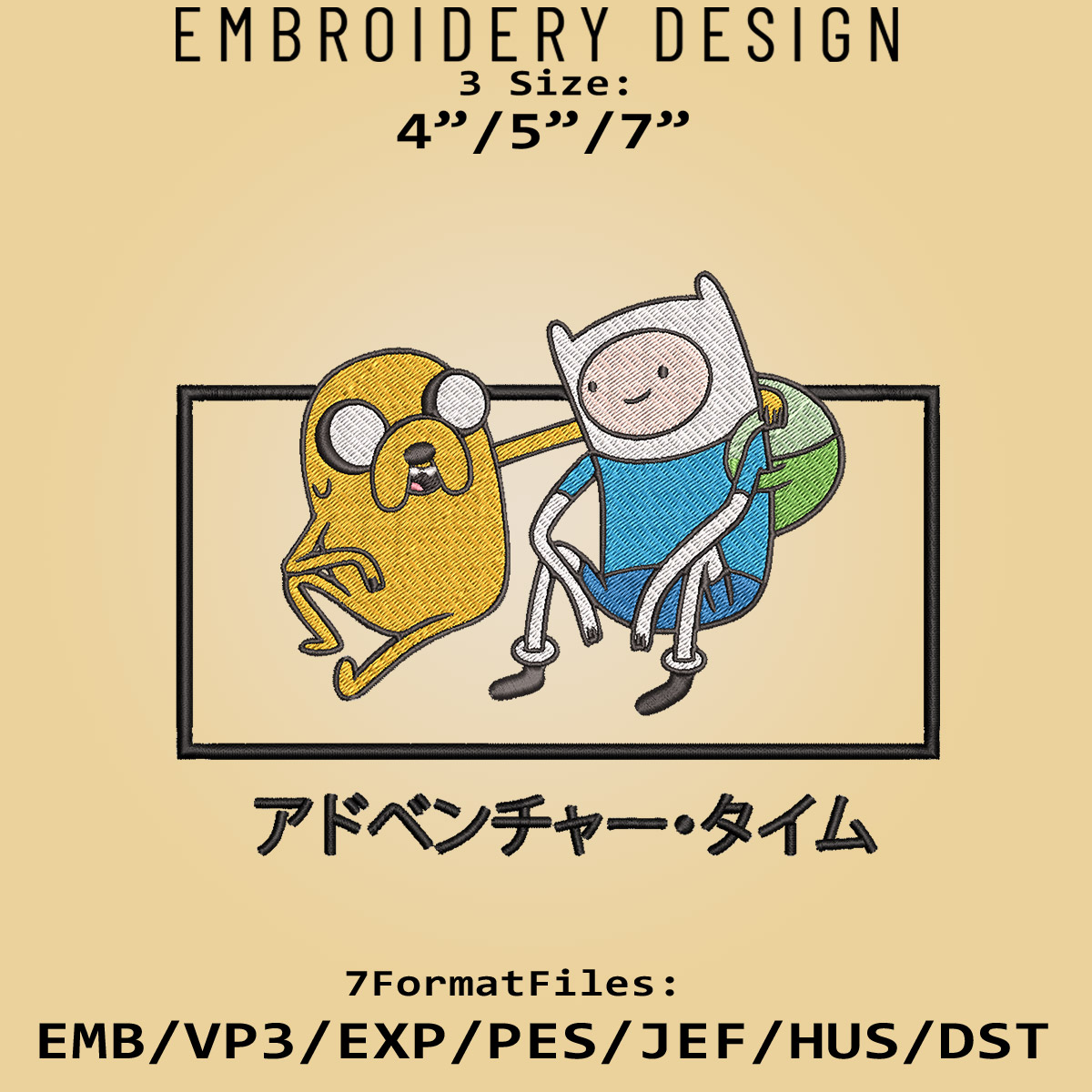 Finn and Jake, Embroidery Files, Adventure Time, Cartoon Ins | Inspire ...