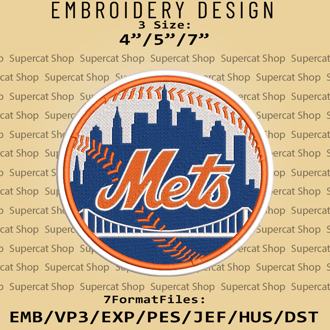 New York Mets MLB Embroidery Designs, MLB Logo Embroidery Fi | Inspire ...