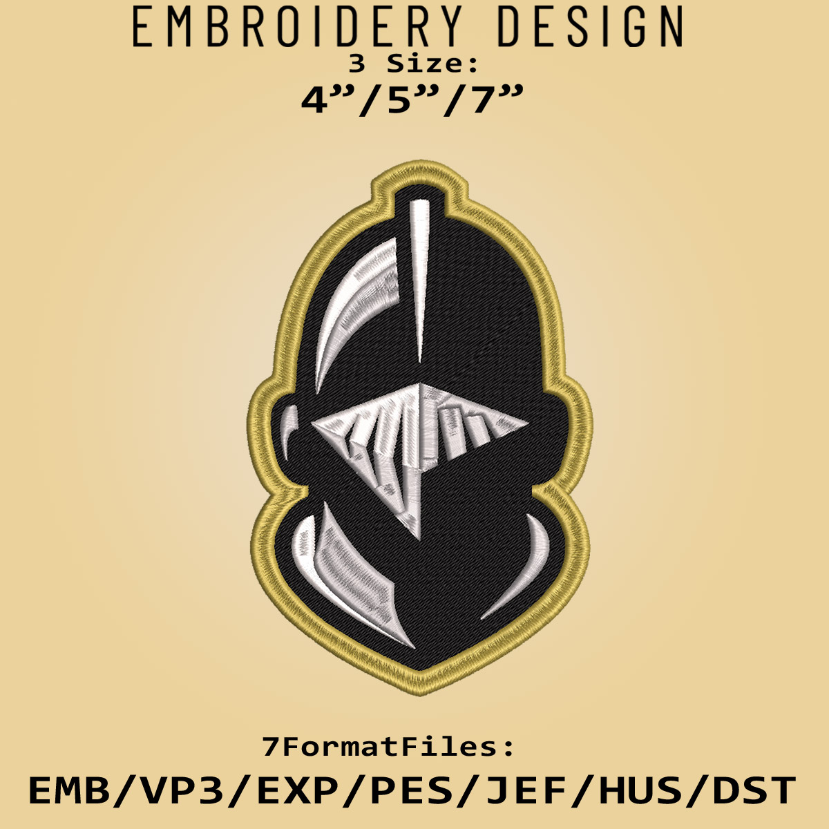 NCAA Army Black Knights Logo, Embroidery design, Army Black | Inspire ...