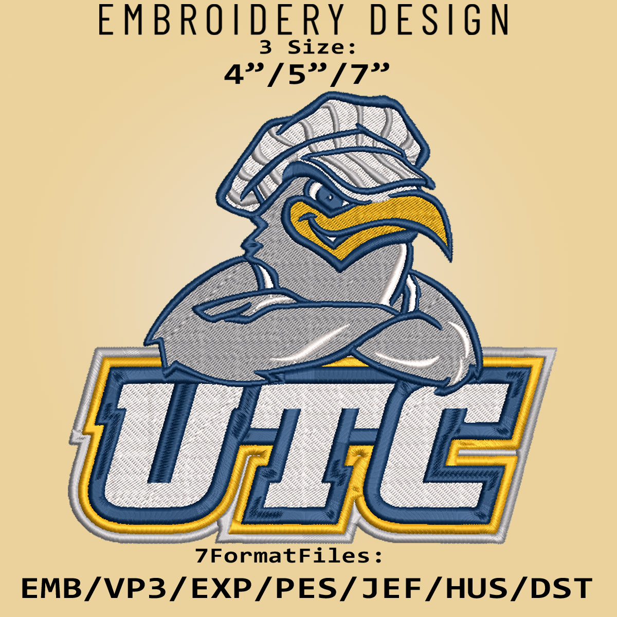 Chattanooga Mocs NCAA Logo, Embroidery design, Chattanooga M - Inspire ...