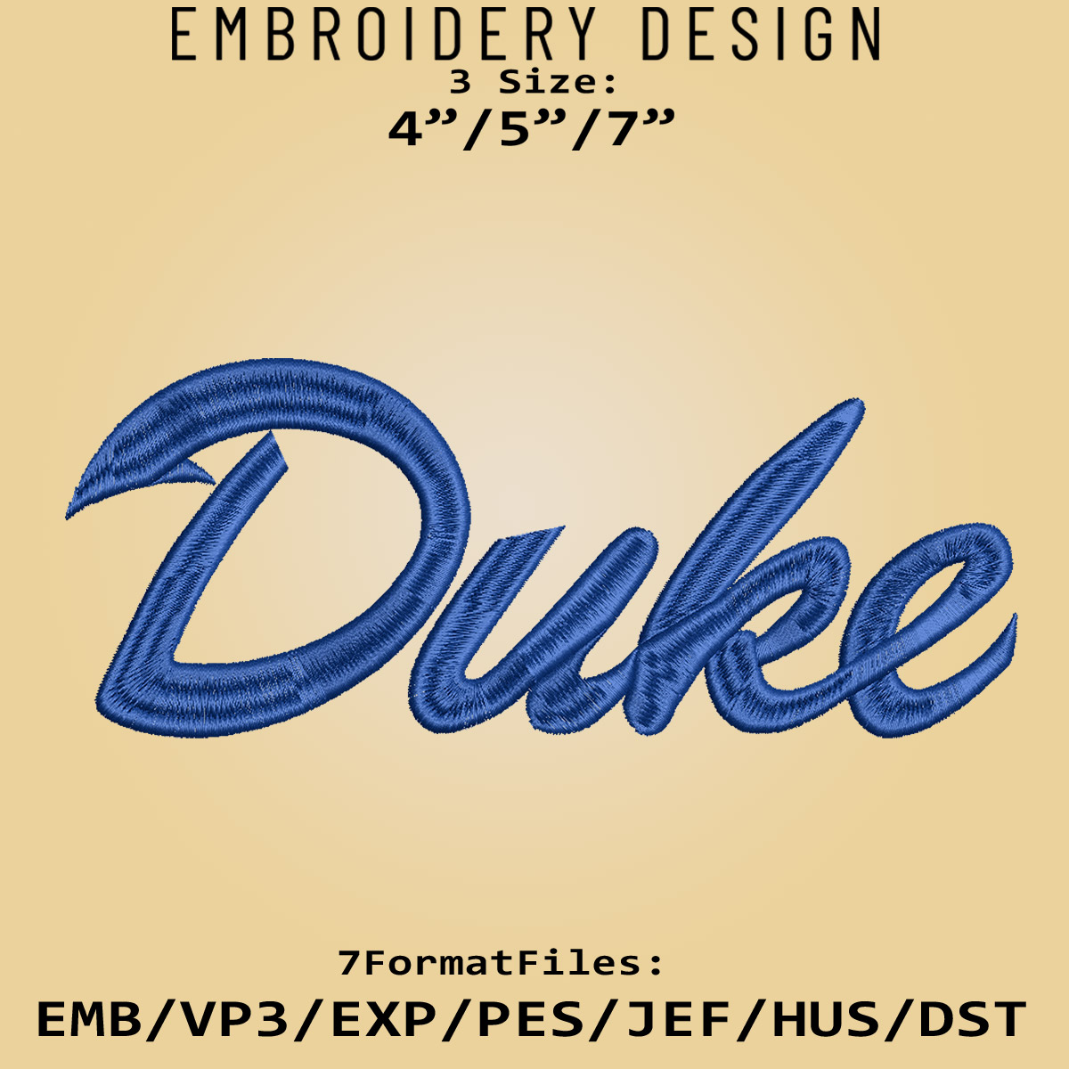 Duke Blue Devils Logo NCAA, Embroidery design NCAA, NCAA Duk | Inspire ...