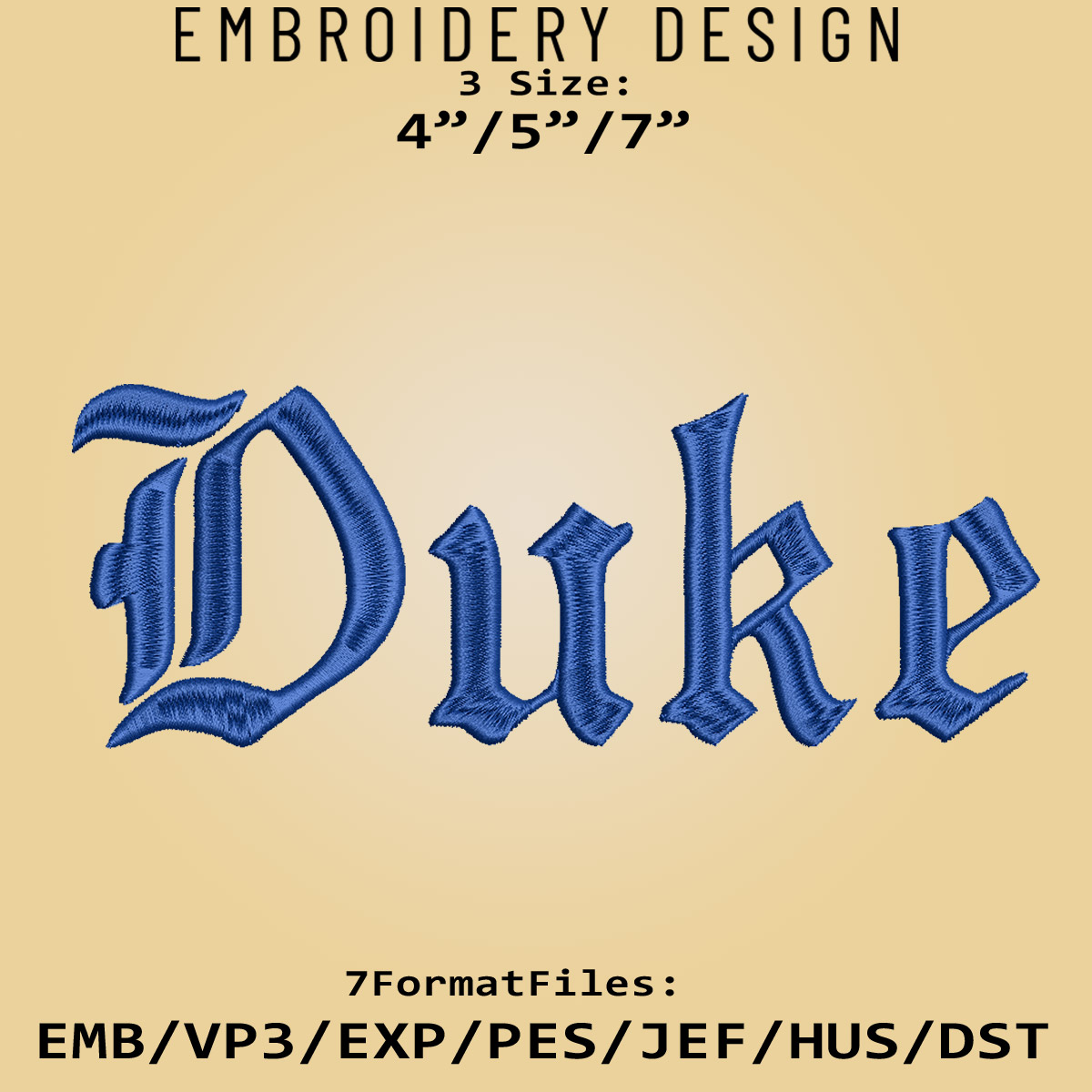 Duke Blue Devils Logo NCAA, NCAA Embroidery design, NCAA Duk | Inspire ...