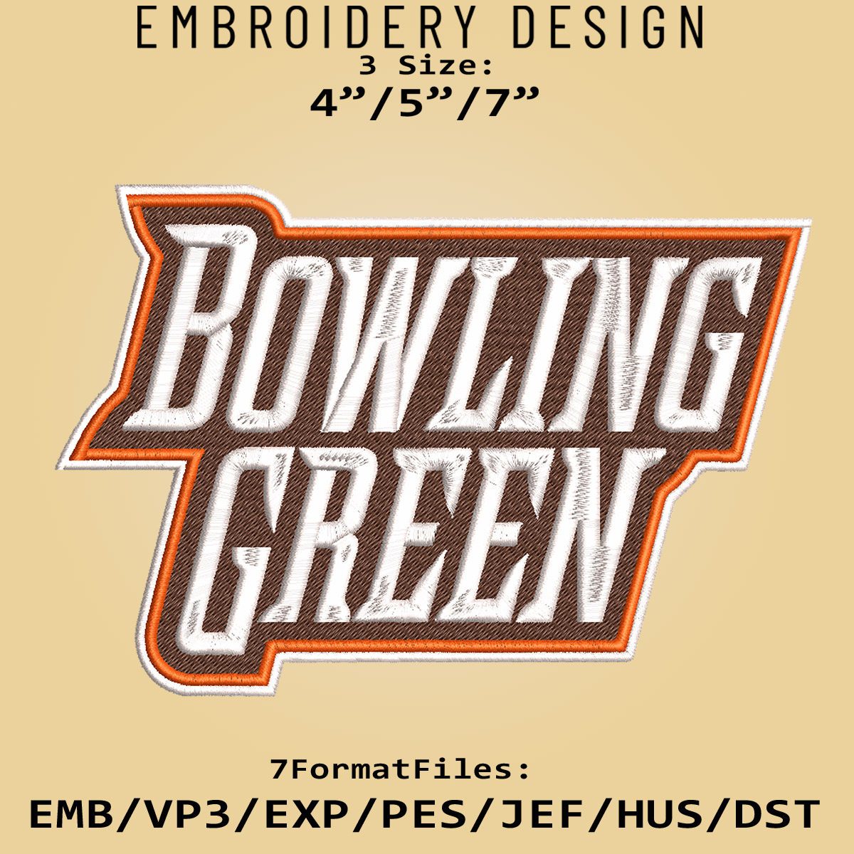 Bowling Green Falcons Logo, NCAA Embroidery design, NCAA Bow | Inspire ...