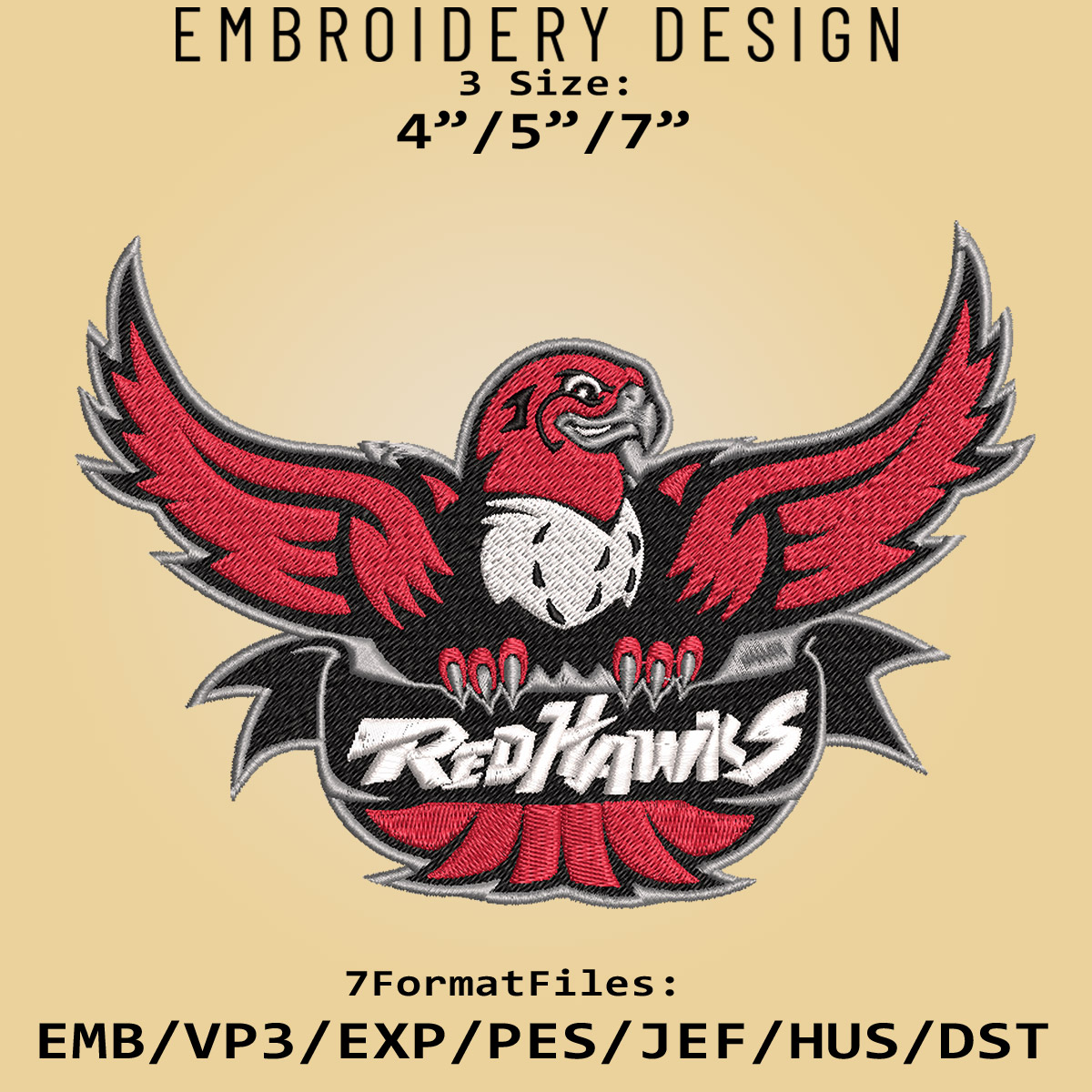 Miami (OH) RedHawks NCAA Logo, NCAA Embroidery design, Miami | Inspire ...