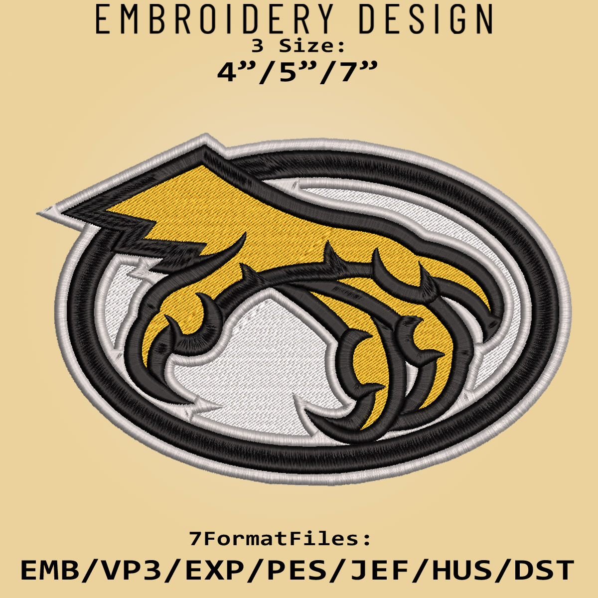 Kennesaw State Owls Logo NCAA, Embroidery design, Kennesaw S | Inspire ...