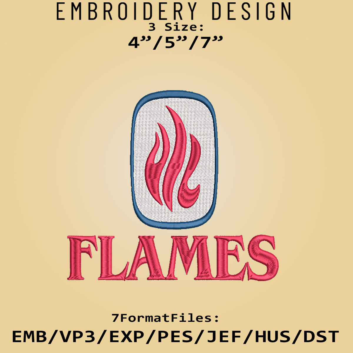 UIC Flames NCAA Logo, Embroidery design NCAA, UIC Flames, Em | Inspire ...