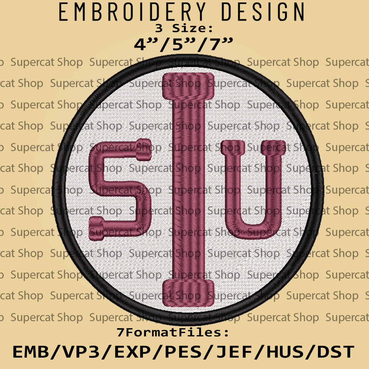 Southern Illinois Salukis Logo NCAA, Embroidery design, NCAA | Inspire ...