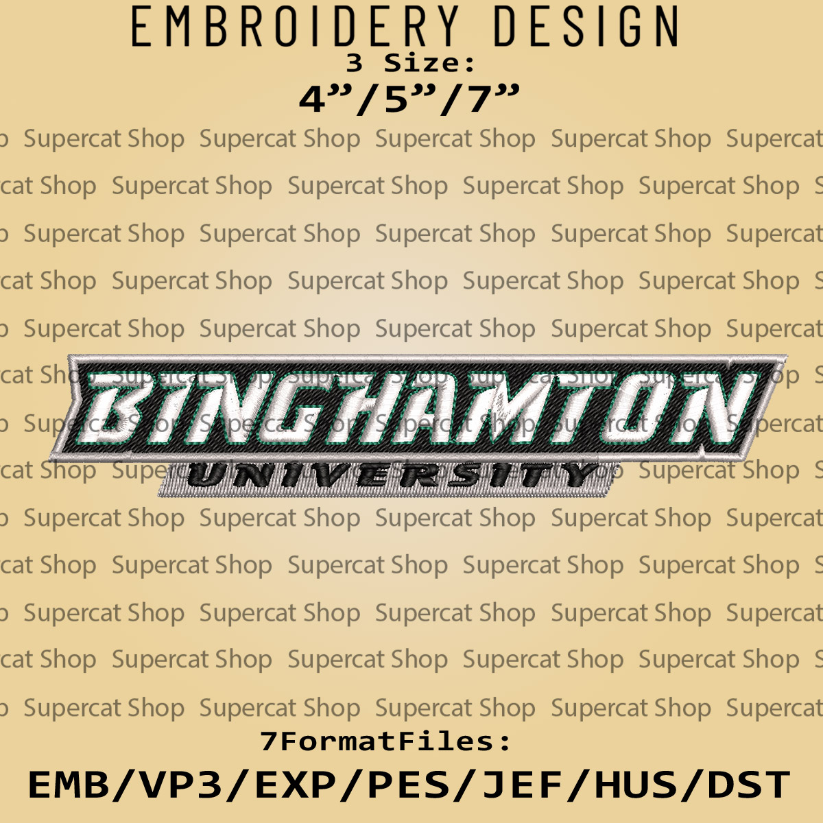 Binghamton Bearcats Logo NCAA, NCAA Embroidery design, Bingh | Inspire ...