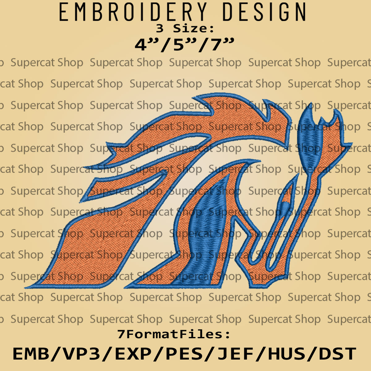 Boise State Broncos Logo NCAA, Embroidery design, NCAA Boise | Inspire ...