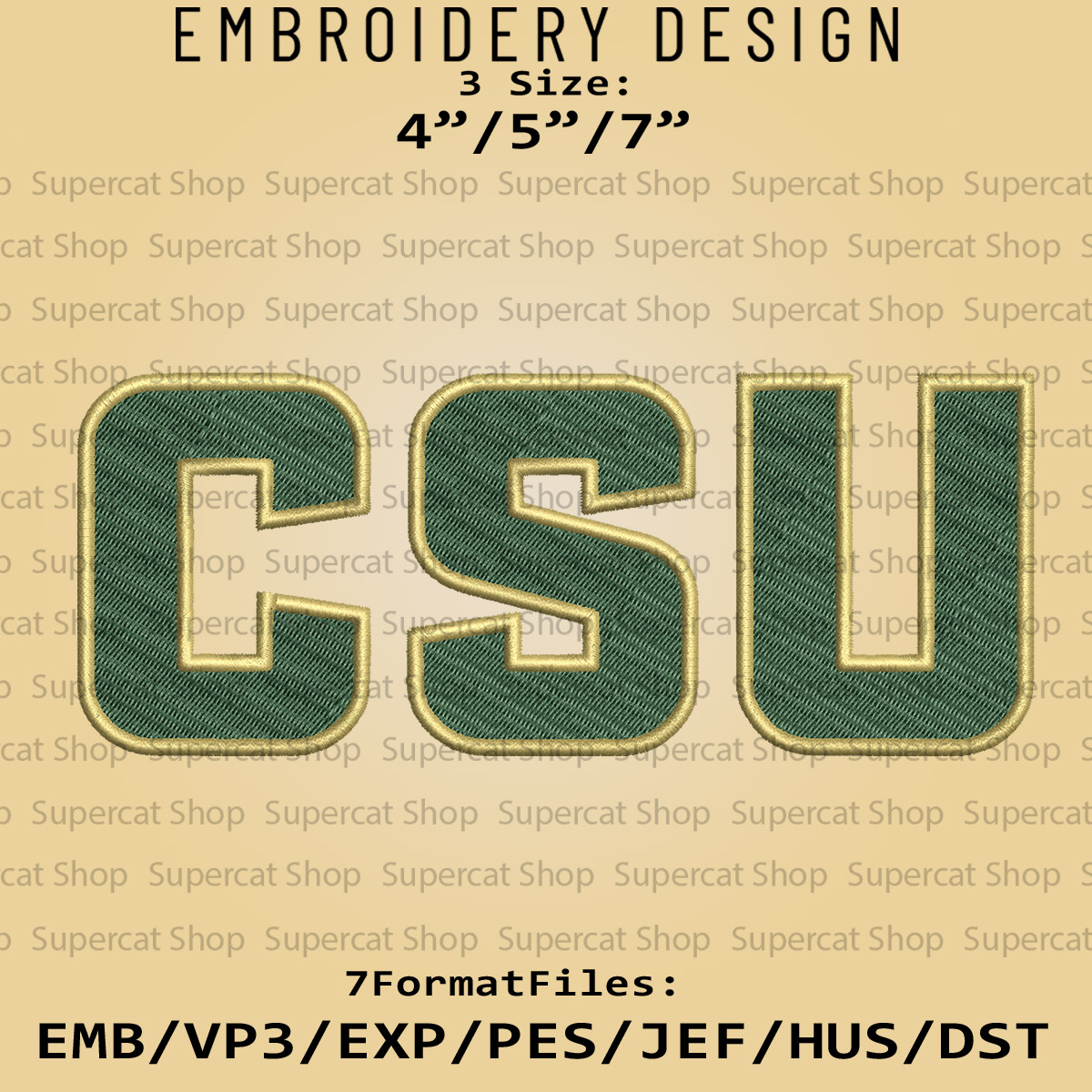 NCAA Colorado State Rams Logo, Embroidery design NCAA, Color | Inspire ...
