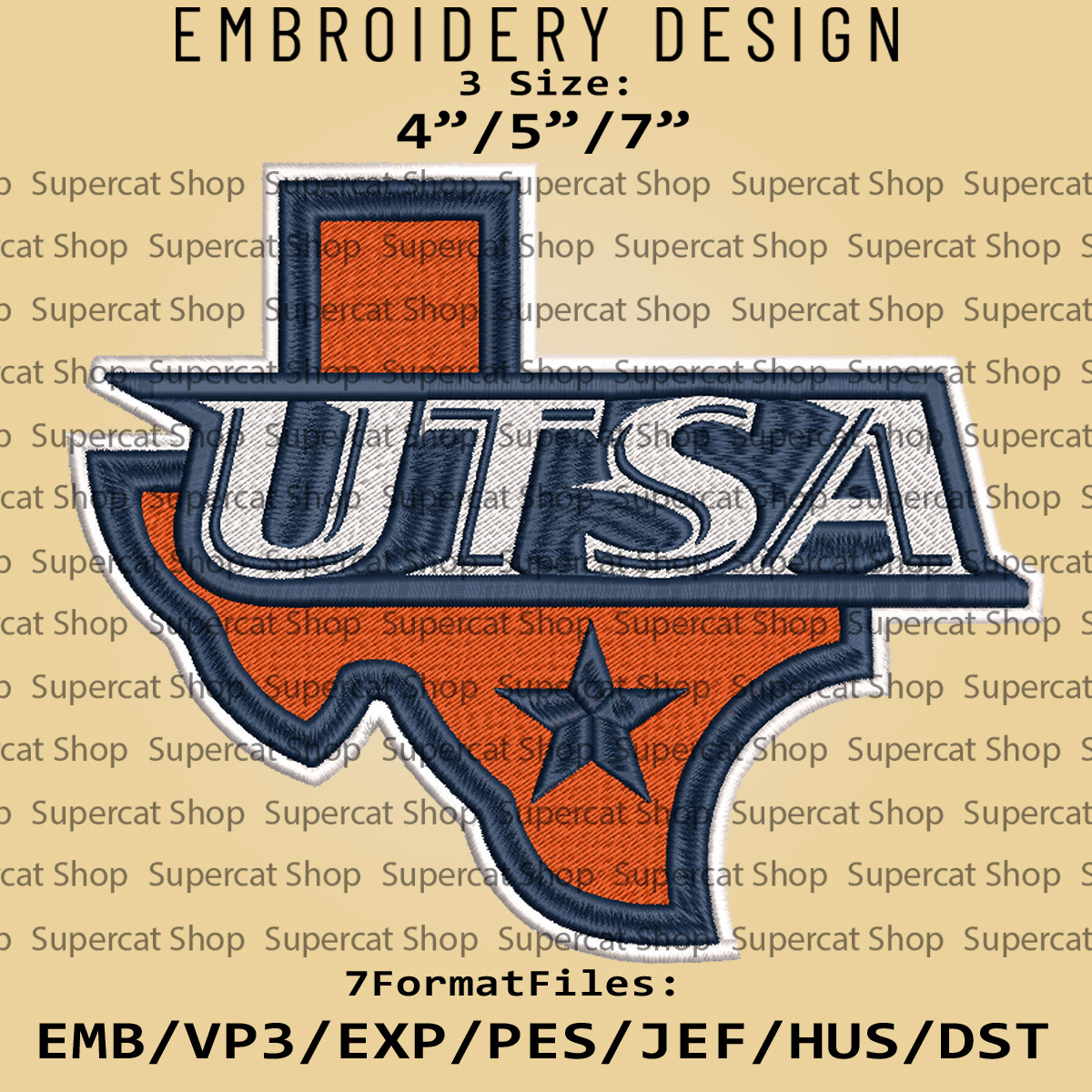 UTSA Roadrunners NCAA Logo, Embroidery design, UTSA Roadrunn | Inspire ...