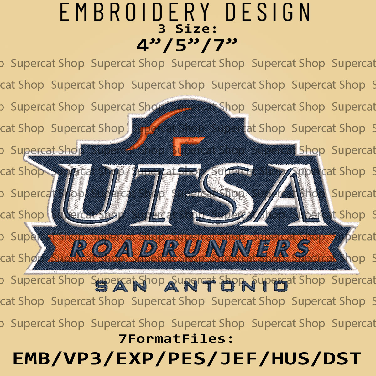 UTSA Roadrunners Logo NCAA, Embroidery design, UTSA Roadrunn | Inspire ...