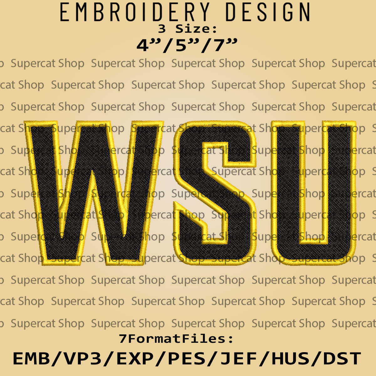 Wichita State Shockers Logo NCAA, Embroidery design NCAA, Wi | Inspire ...