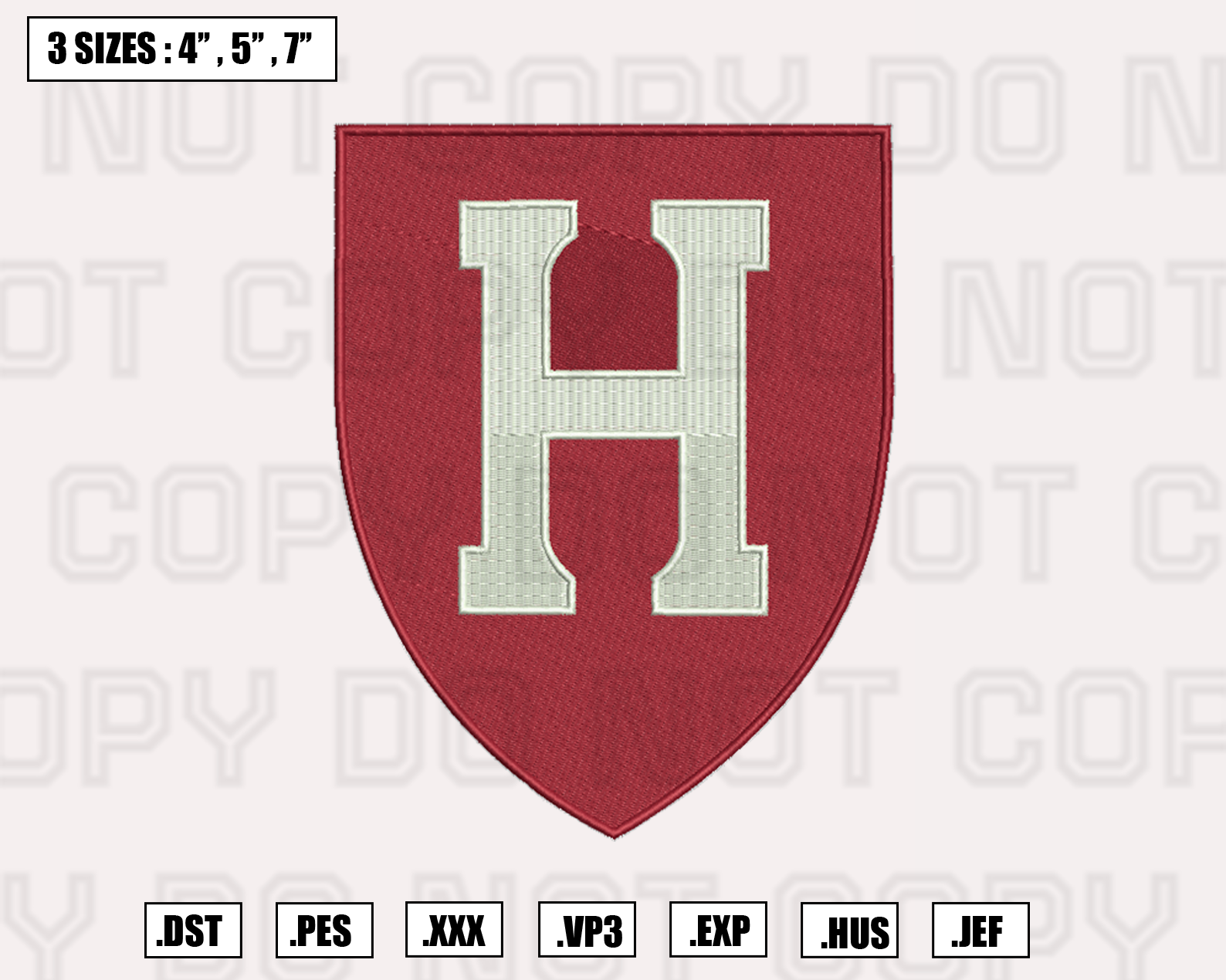 Harvard Crimson Logos Embroidery Design,NCAA Embroidery Desi | Inspire ...