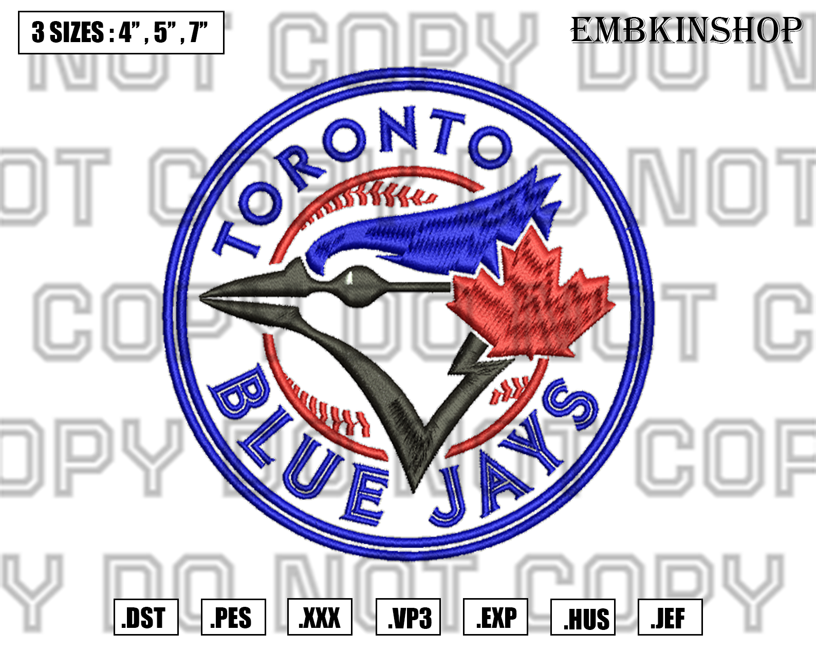 Toronto Blue Jays Alternate Logos Embroidery Design,MLB Logo | Inspire ...