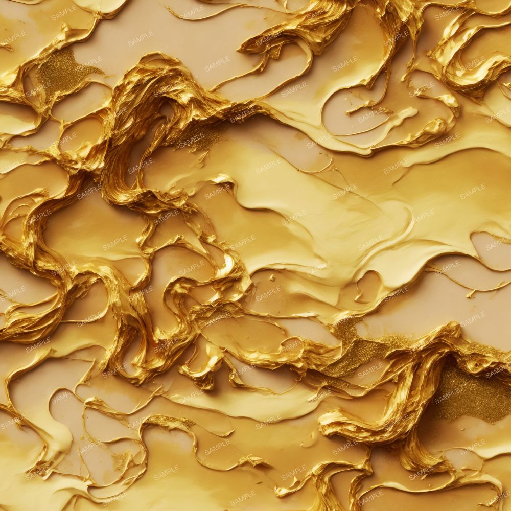Flowing Gold Paint 43 Pattern Tileable Repeating Pattern | Inspire Uplift