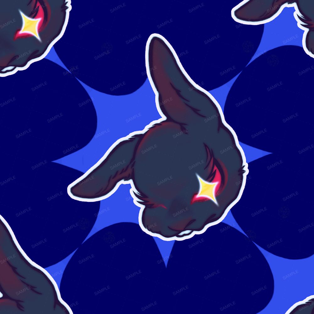 Cartoon Rabbit 24 Tileable Repeating Pattern | Inspire Uplift