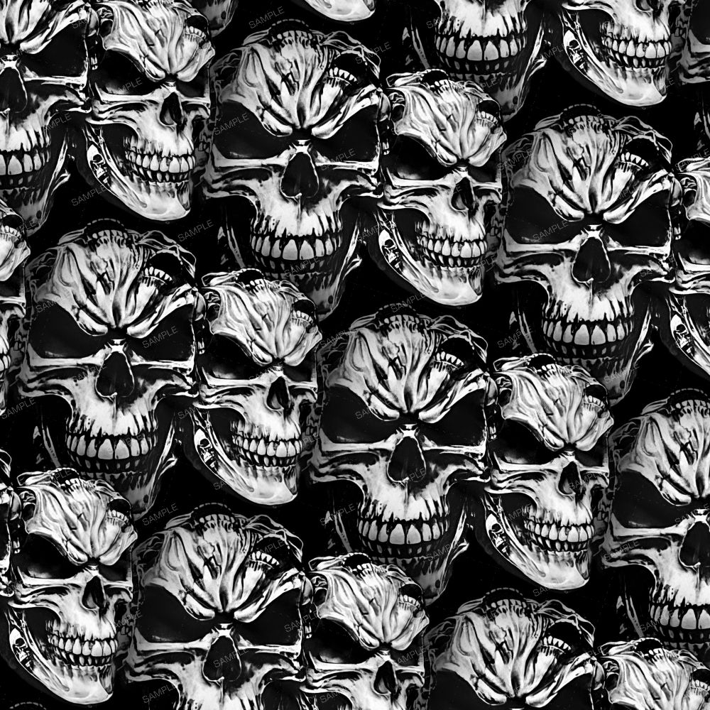 Multi Skull 24 Pattern Tileable Repeating Pattern | Inspire Uplift
