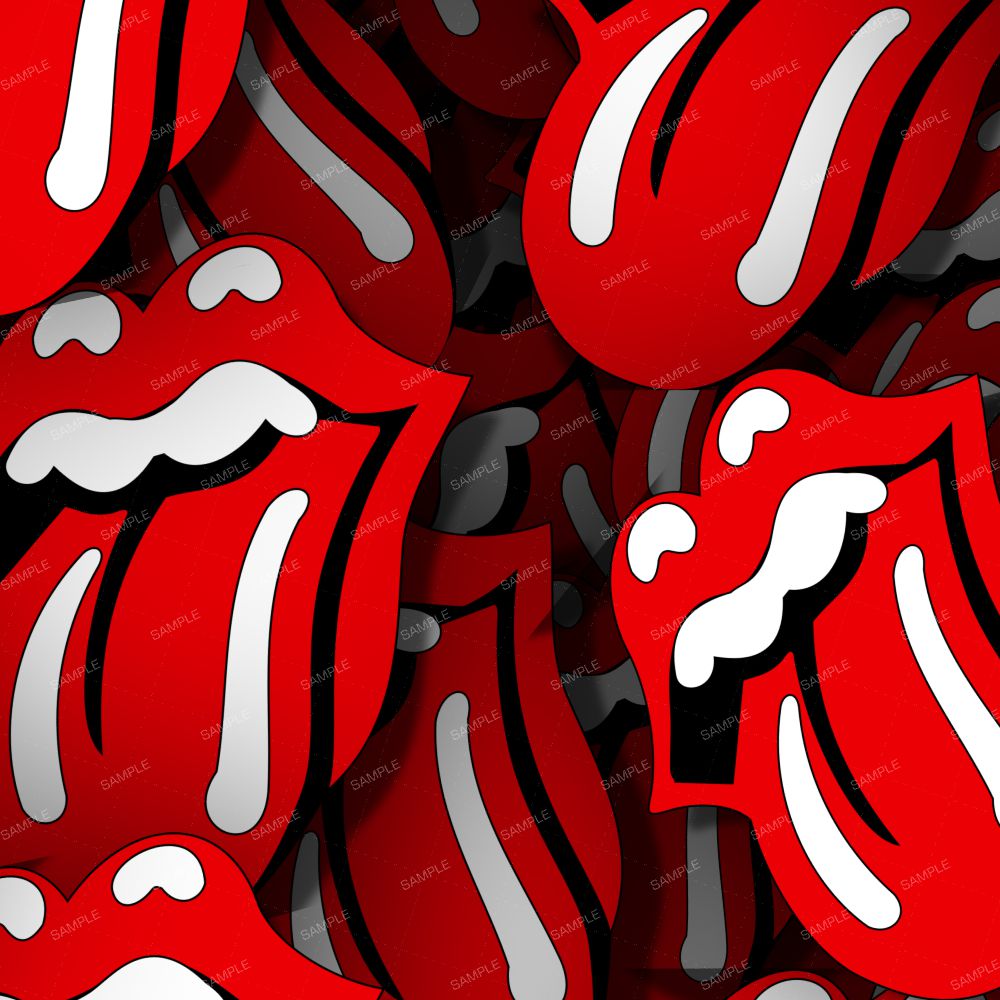 Rolling Tongue Pattern Tileable Repeating Pattern - Inspire Uplift