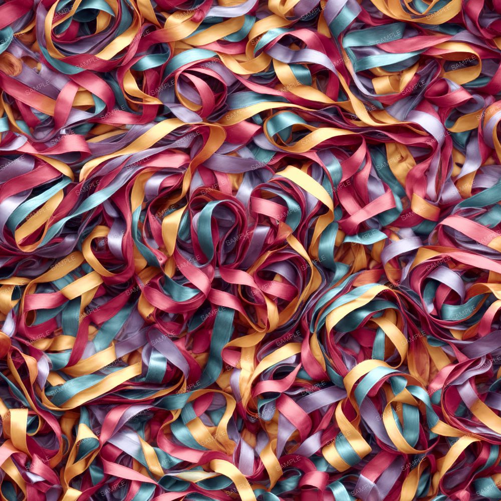 Shiny Satin Ribbons 43 Pattern Tileable Repeating Pattern | Inspire Uplift