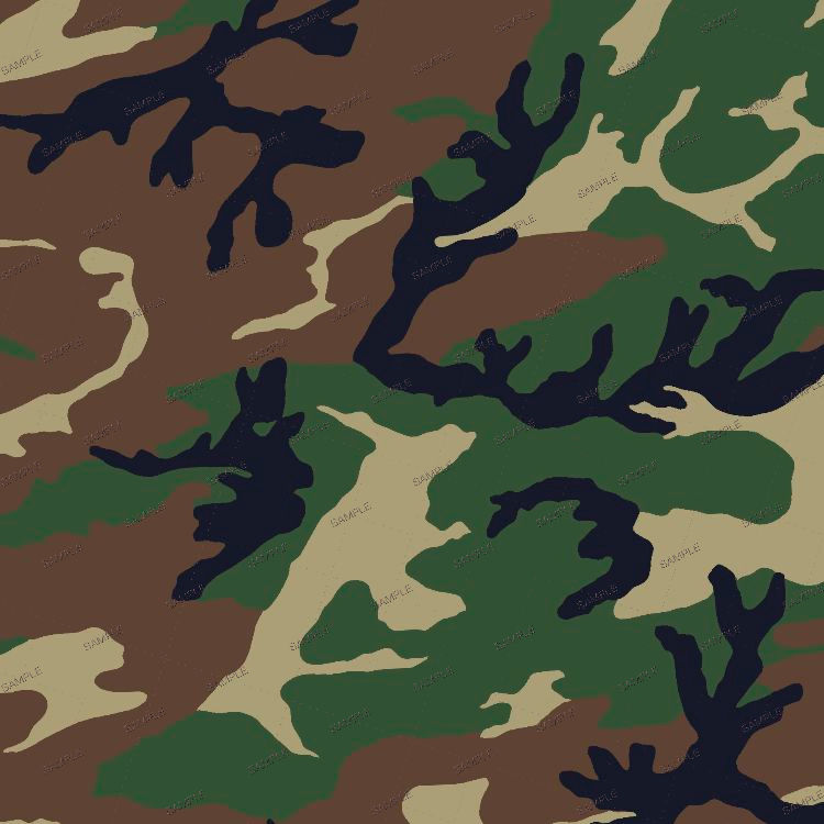 M81 Woodland Camouflage Tileable Repeating Pattern | Inspire Uplift