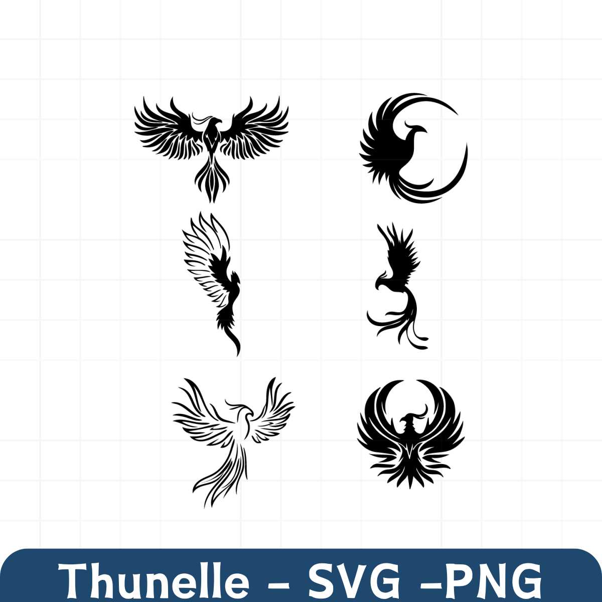 Phoenix svg for Cricut and Silhouette, Bird Svg, FoxSister, | Inspire ...