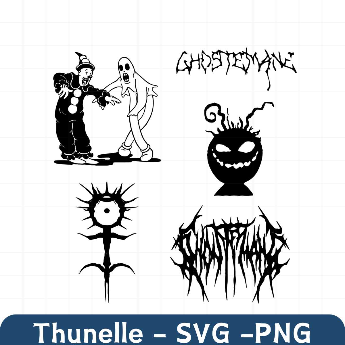 ghostemane files for cricut, SVG files for laser cut, DXF, P | Inspire ...